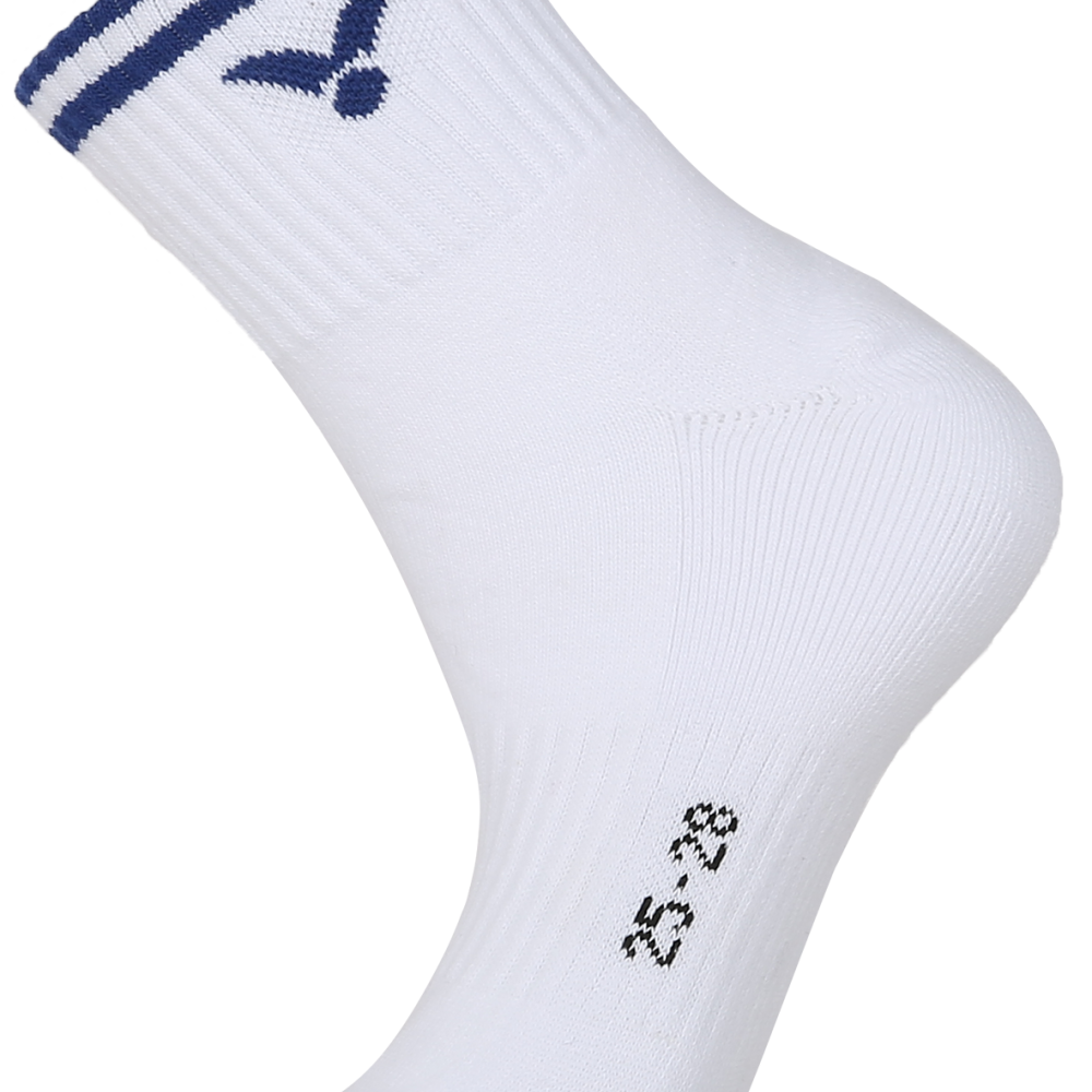 Victor Sport Socks SK-168 F - White / Blue (1 Pack)
